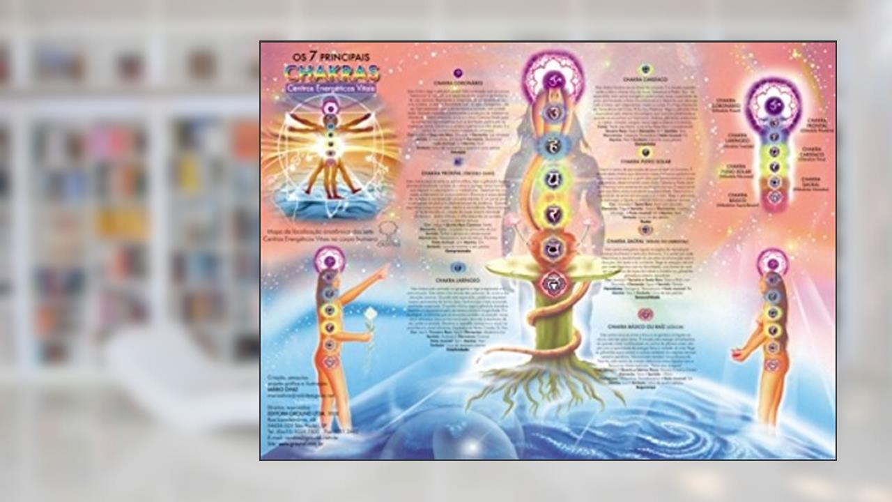 Mapa Os Sete Chakras Principais: Localização... | Resenha